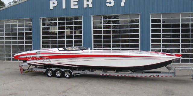 2010 48' MTI For Sale W/Twin 1025 Mercury